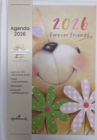 Forever Friends - agenda 2026 - week indeling - BLOKSHOP.nl